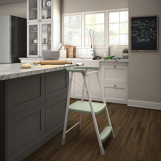 2-Step Kitchen Stepper Adult Folding Step Stool, Kids Folding Stepper ... 2-Step Kitchen Stepper Adult Folding Step Stool, Kids Folding Stepper ...