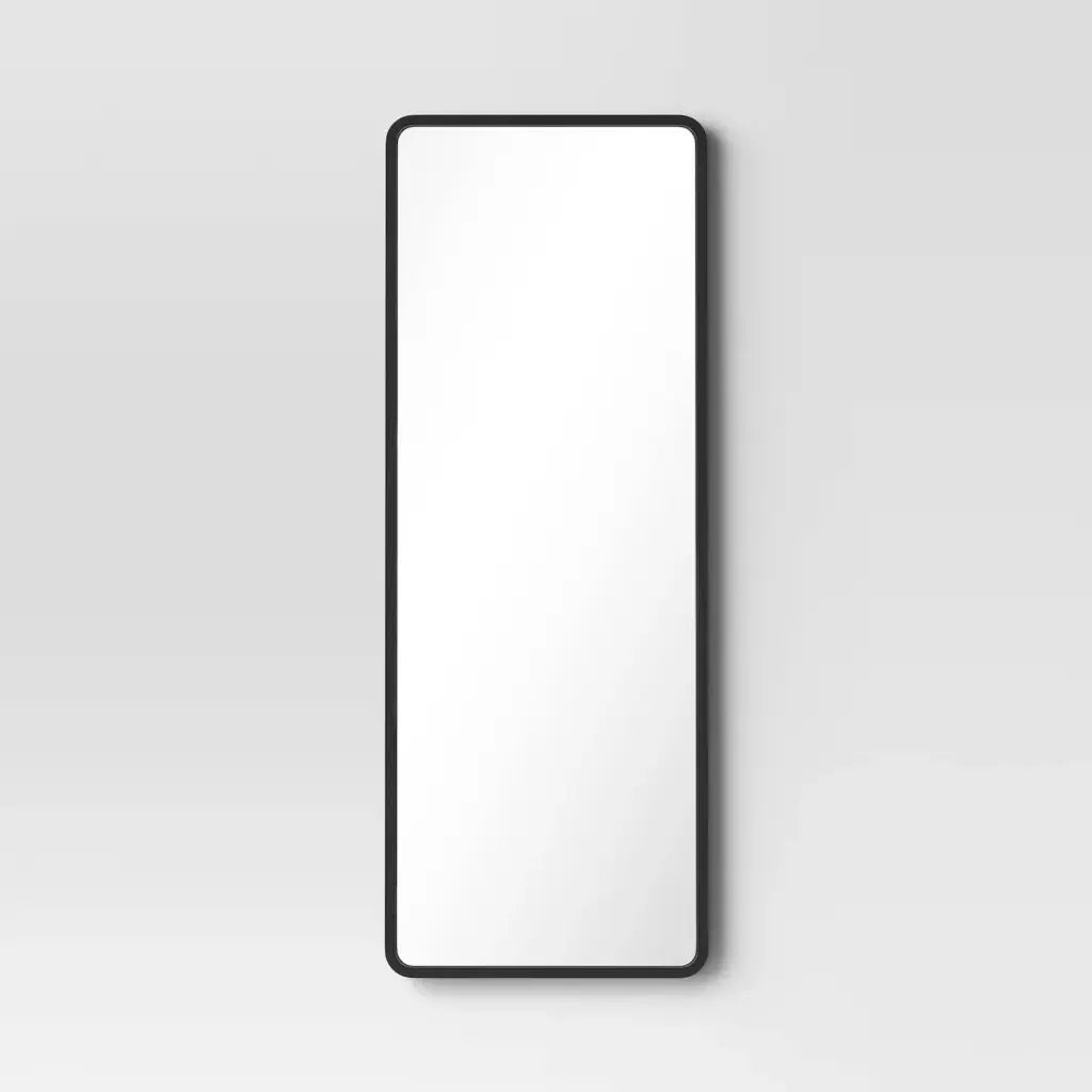 Rounded Corner Wood Leaner Mirror – Salvage & Co Indy