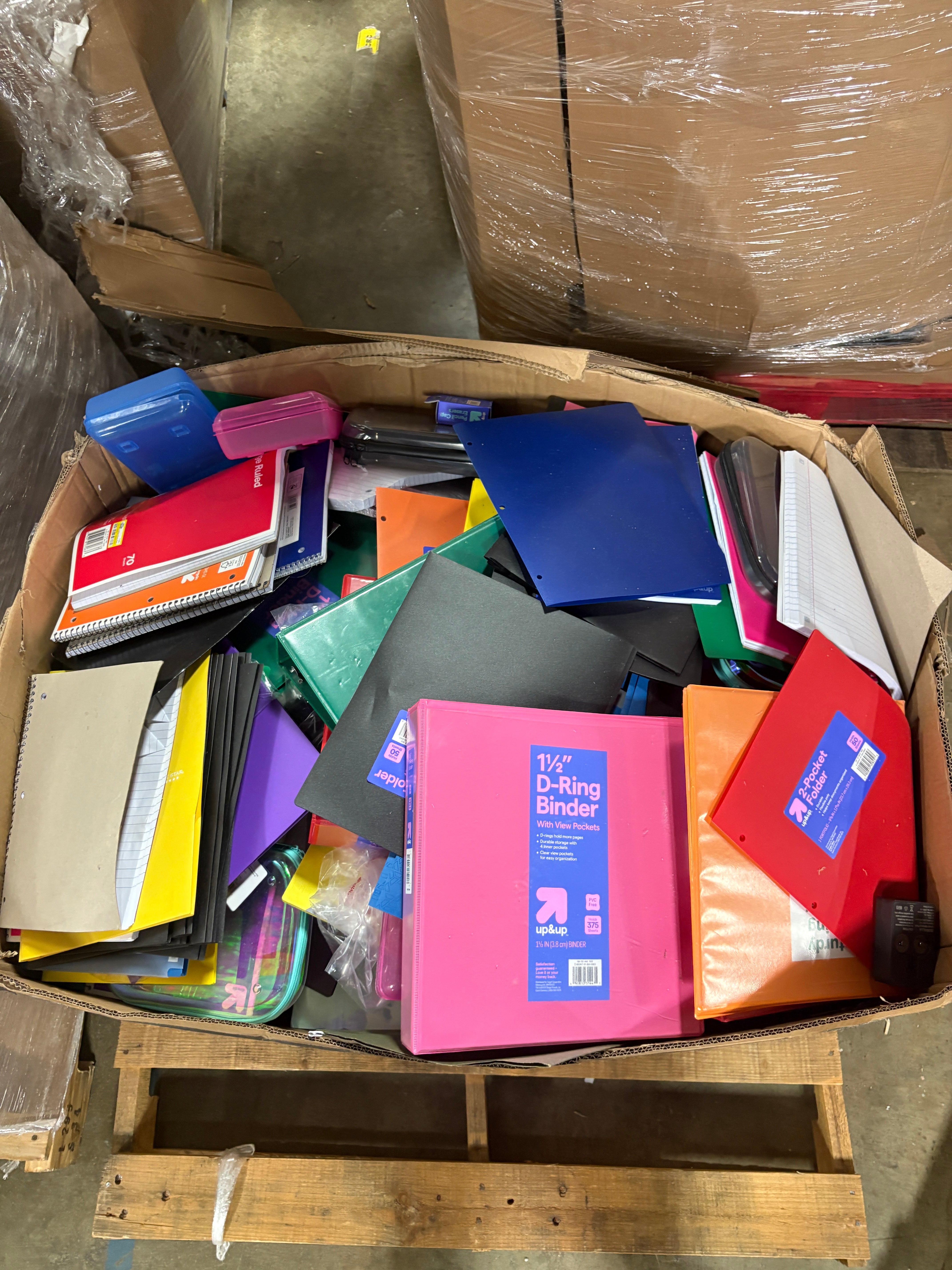 1 Large boxes Unmanifested School Supplies – Salvage & Co Indy