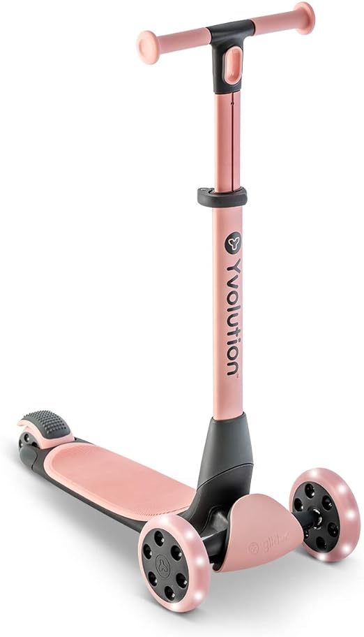 Y Glider Nua Three Wheel Light Up Scooter for Kids with LED Wheels for ...