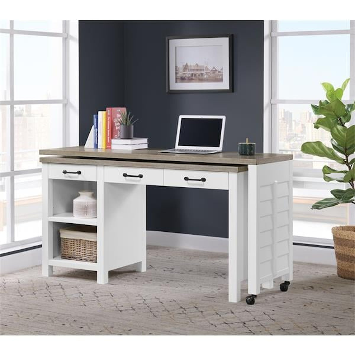 Riverside Furniture Finn Swivel Desk Base – Salvage & Co Indy