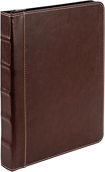 Vintage Hardback 3 Ring Zipper Binder, Professional Binder Organizer ...