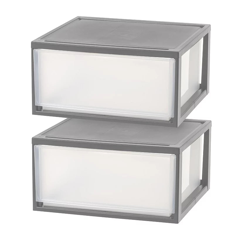 Extra Large Stacking Storage Drawer 2-piece Set – Salvage & Co Indy
