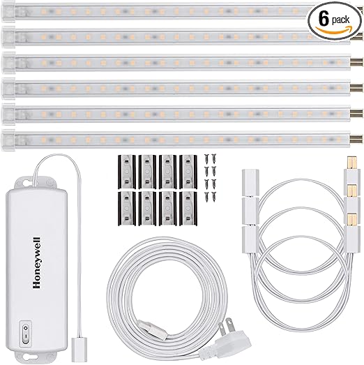 Linkable LED Bright Strips, 6 Pack, 1650 Lumens, 2700K Warm White Ligh ...