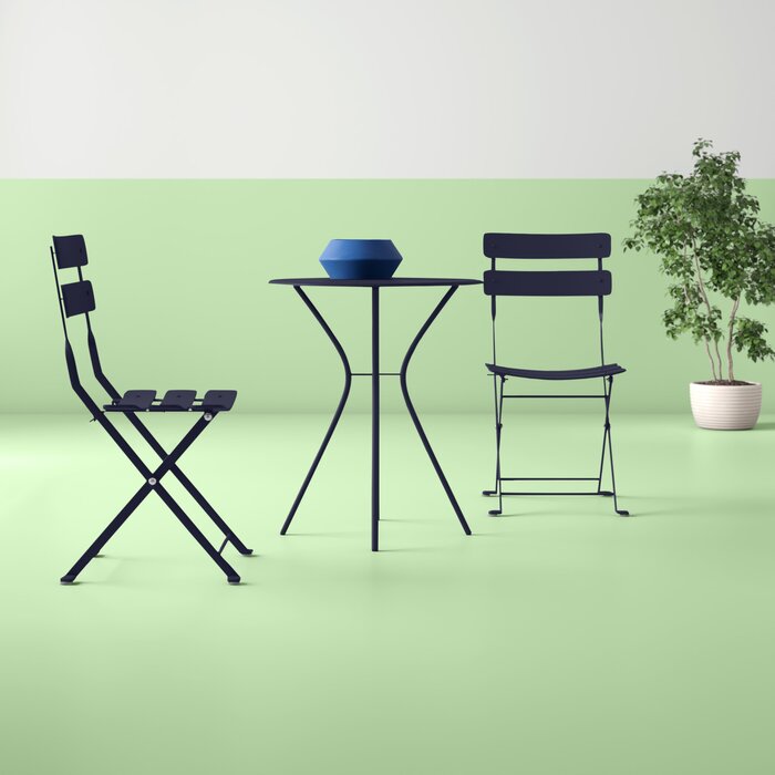 Ainsley 2 - Person Round Outdoor Dining Set – Salvage & Co Indy
