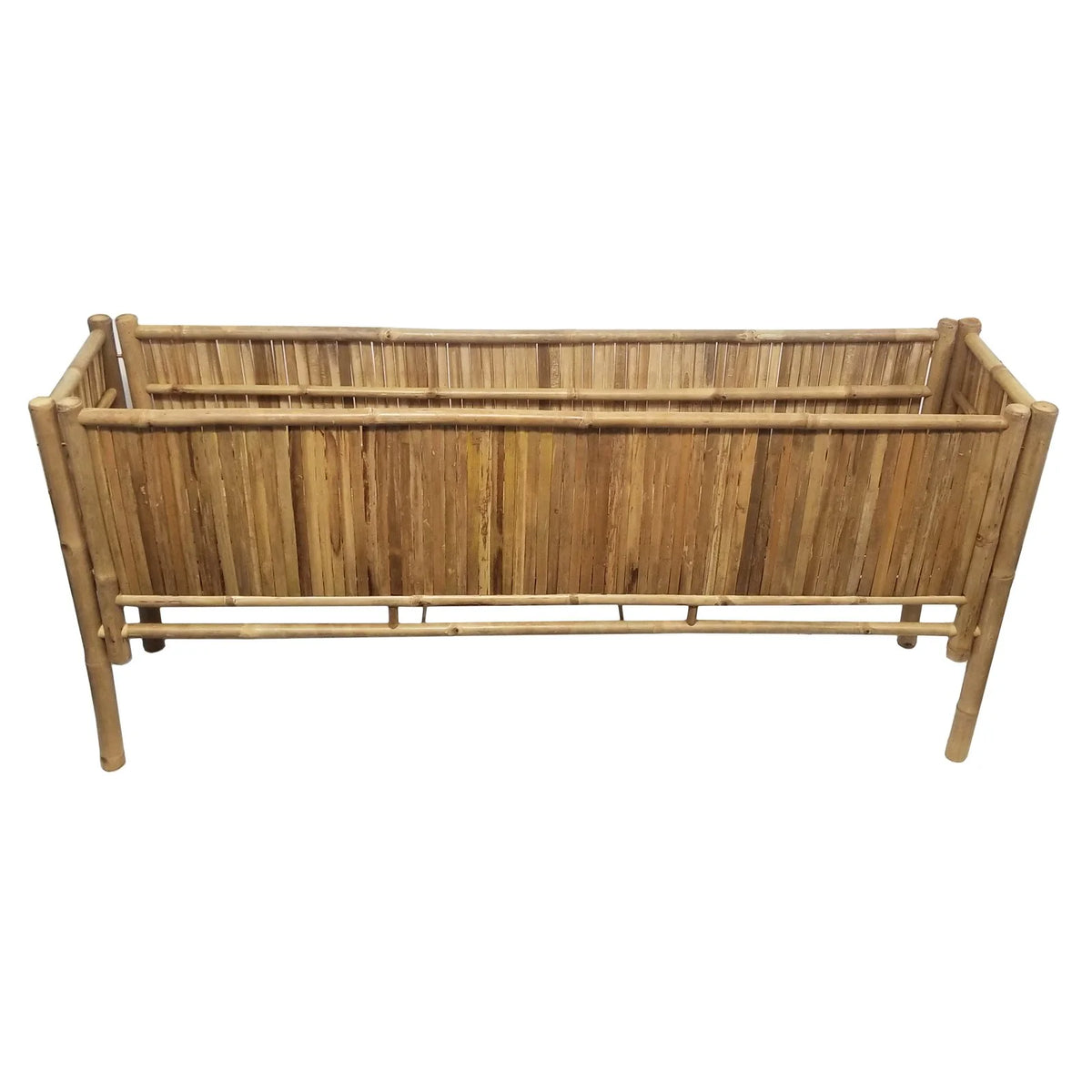 Raised Rectangular Bamboo Planter – Salvage & Co Indy