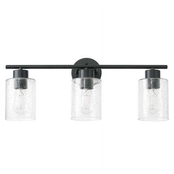 Lydia 3 Light Bathroom Vanity Light with Seeded Glass Shades – Salvage ...