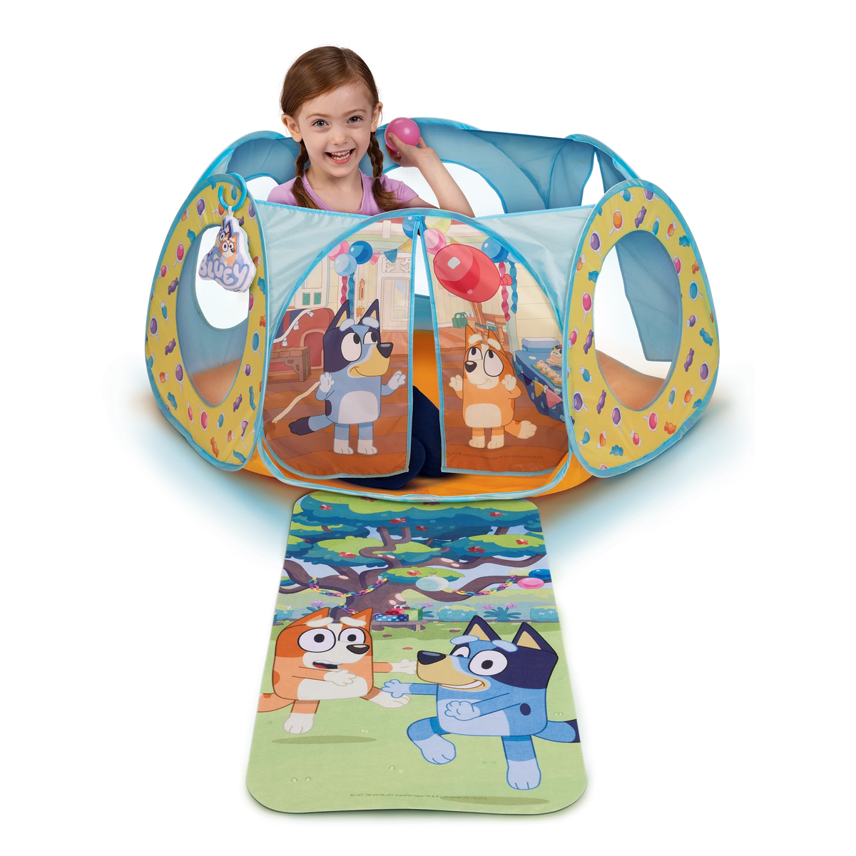 Indoor Ball Pit Arena with Soft Flex Balls Electronic Sounds and Mat ...