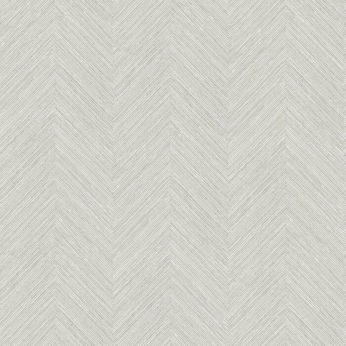 Light Gray Cesar Chevron Wallpaper – Salvage & Co Indy