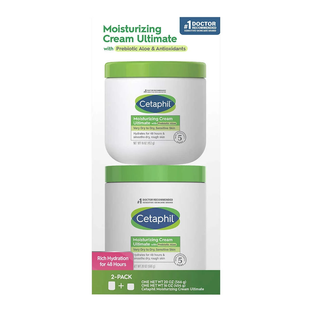 Moisturizing Cream Ultimate with Prebiotic Aloe 2 Pack – Salvage & Co Indy