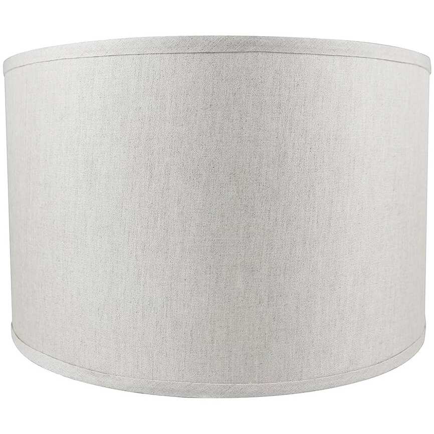 Classic Drum Smooth Linen Lamp Shade, Oatmeal – Salvage & Co Indy