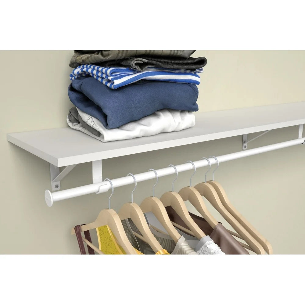 Adjustable Closet Rod Hardware Kit - Shelf Not Included – Salvage & Co Indy