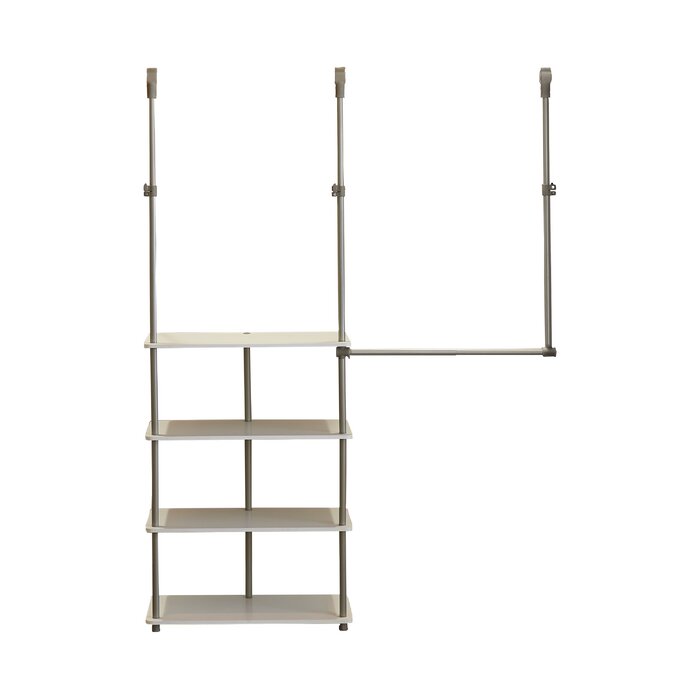 Closet Maximizer 42" W - 53" W Closet System Starter Kit – Salvage & Co ...