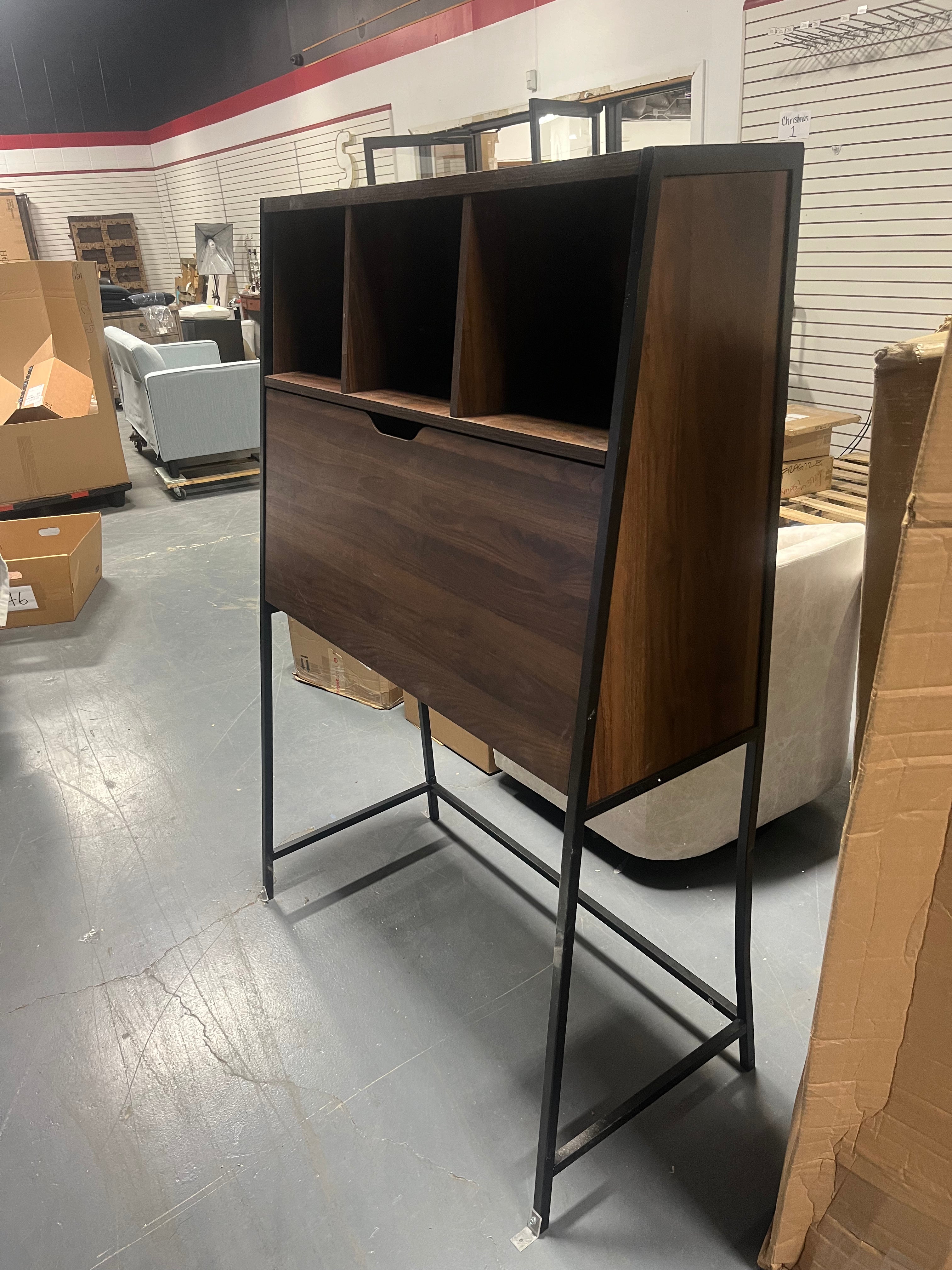 Loring wood secretary desk store