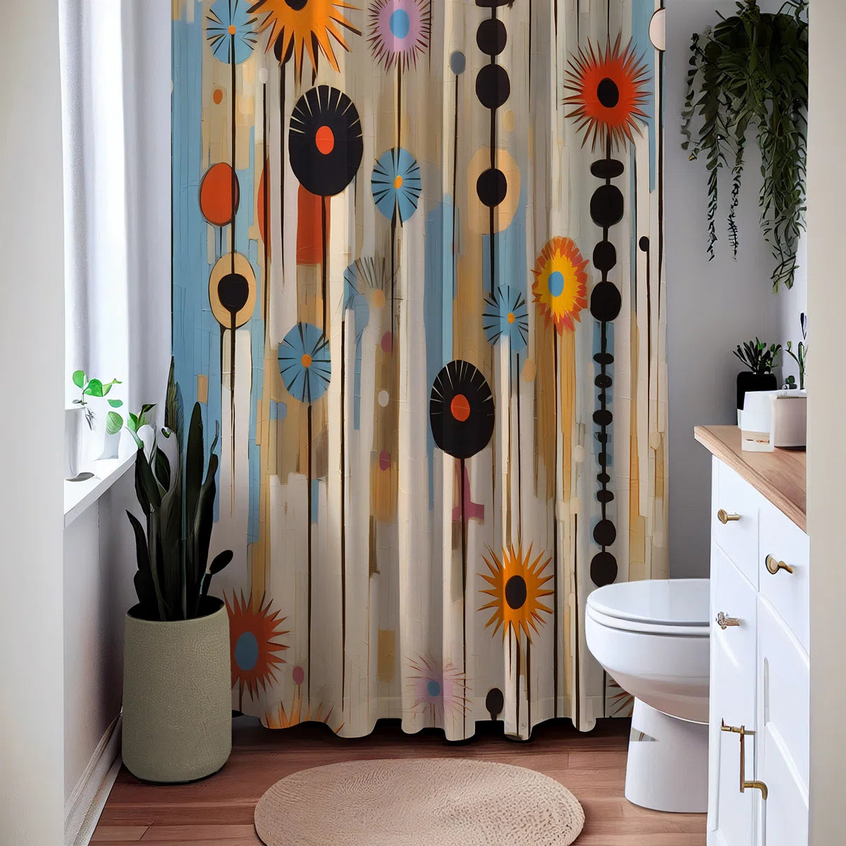 Floral Shower Curtain – Salvage & Co Indy