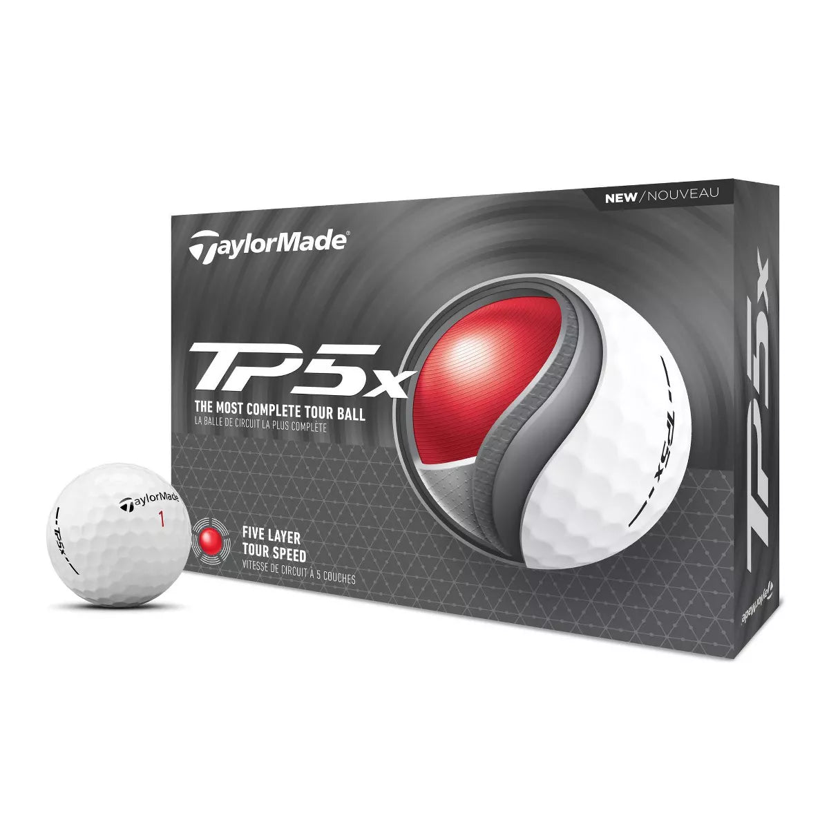 Golf Balls 12bp - White: Rubber Fill, Urethane Shell, All Ages ...