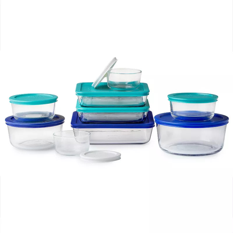 18pc Glass Storage Set – Salvage & Co Indy