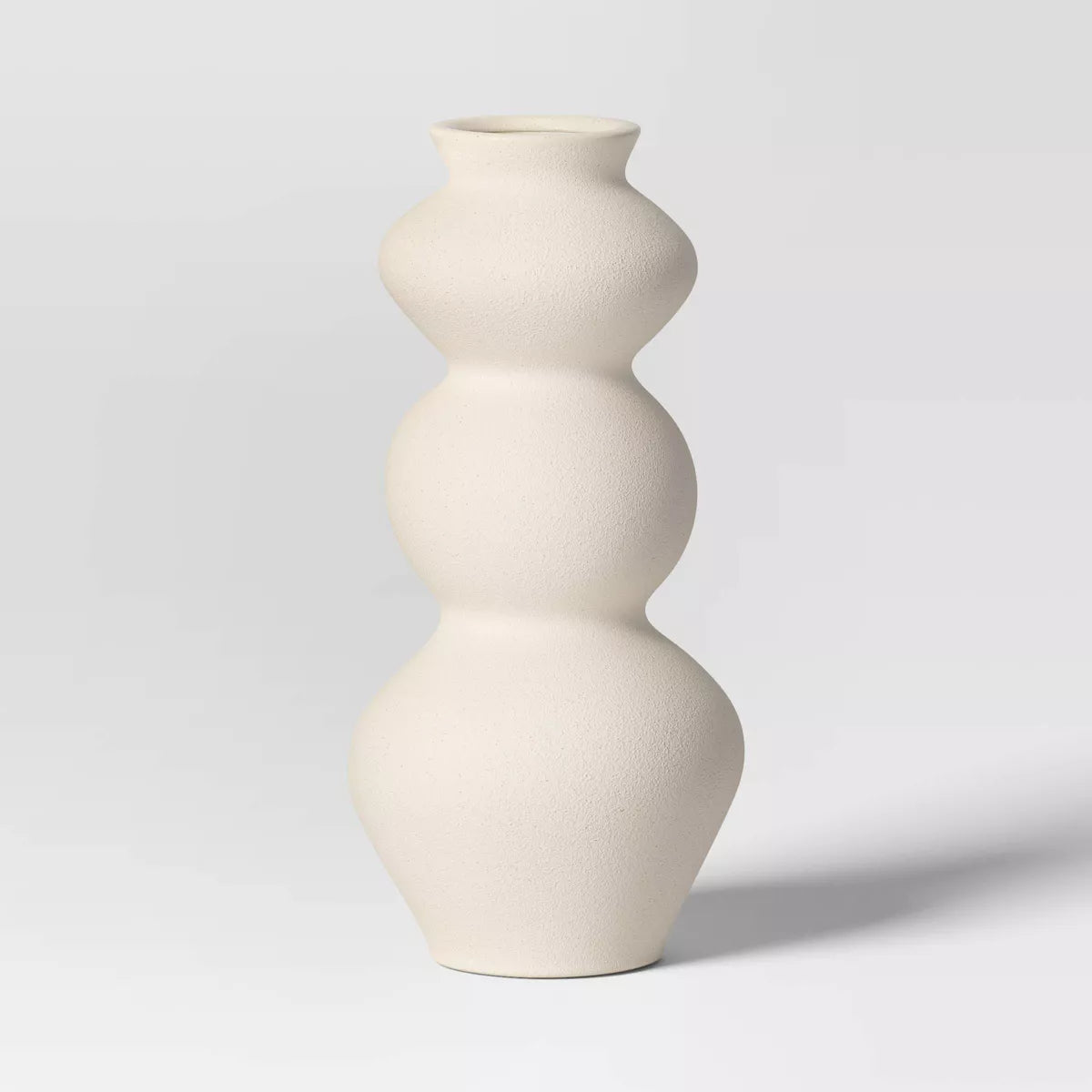 Tall Ceramic Organic Modern Vase - Hand Wash, Tabletop Decor, Watertig ...