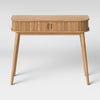 Adelpha Console Table with Sliding Doors Natural SHOWROOM ITEM ...