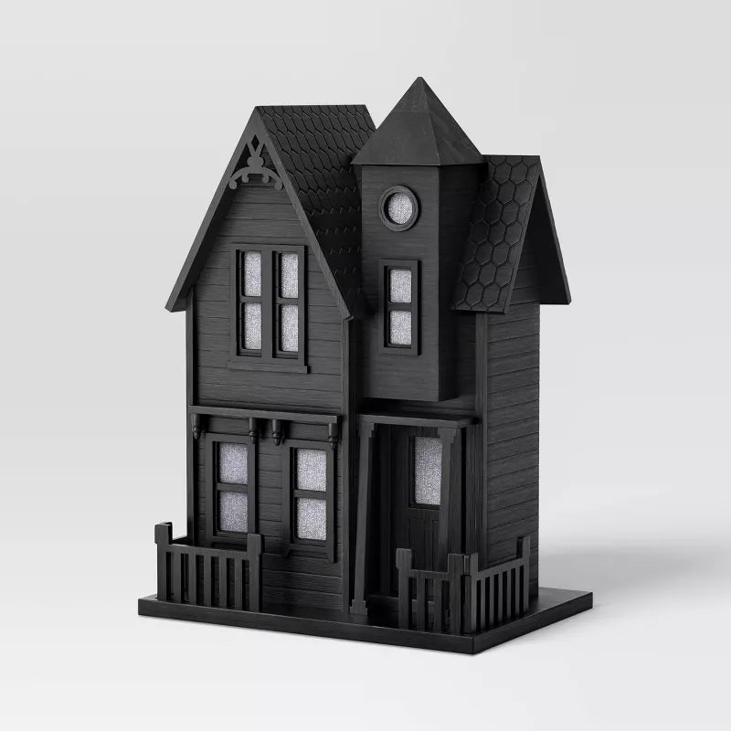 Large Haunted House Figurine Black – Salvage & Co Indy