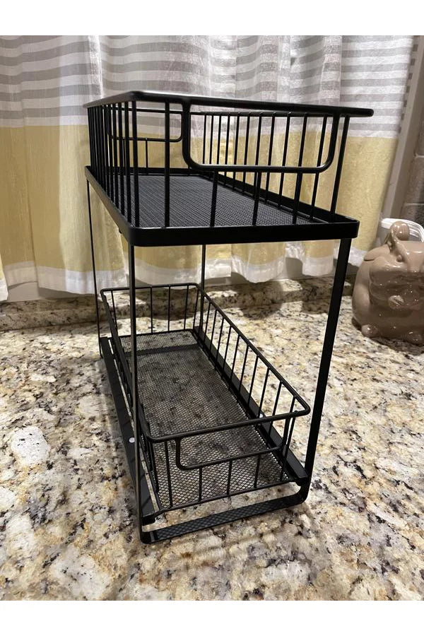 Two Tiered Slide Out Organizer – Salvage & Co Indy