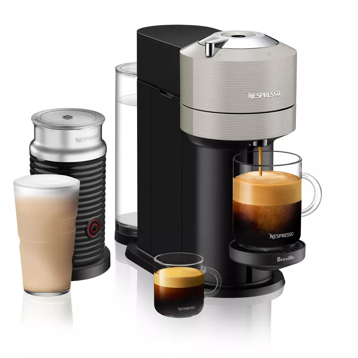 Vertuo Next Espresso Roast Coffee Maker & Espresso Machine Bundle By B ...