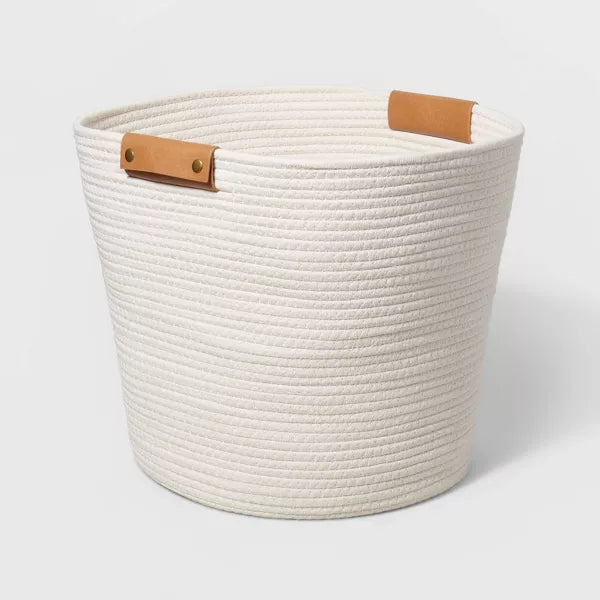 Decorative Coiled Rope Basket Cream – Salvage & Co Indy