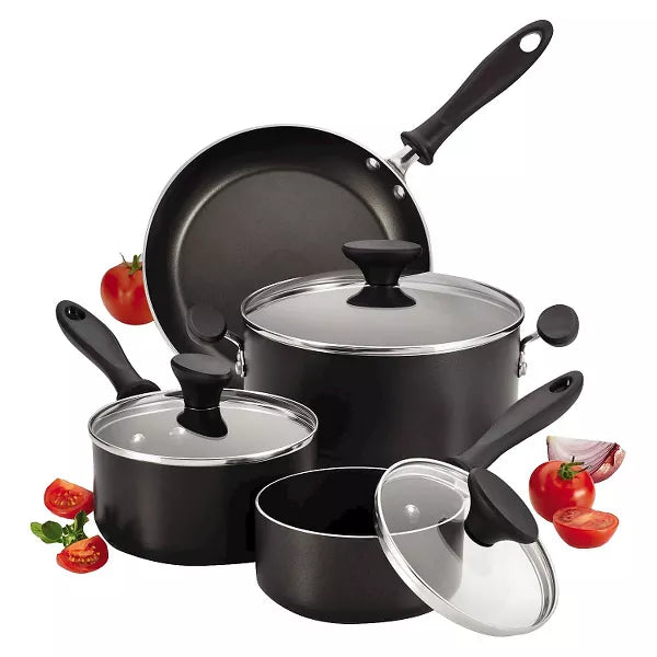 Reliance 12pc Nonstick Aluminum Cookware Set with Prestige Tools ...