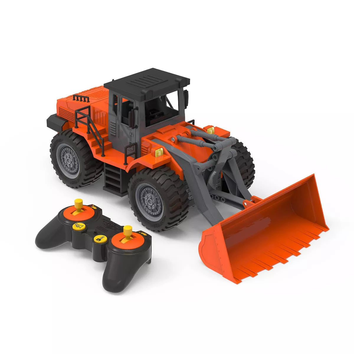 R/C Midrange Front End Loader – Medium Toy Construction Truck with Rem ...