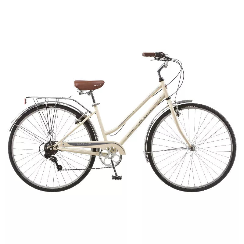 Women's Gateway Hybrid Bike - Cream – Salvage & Co Indy
