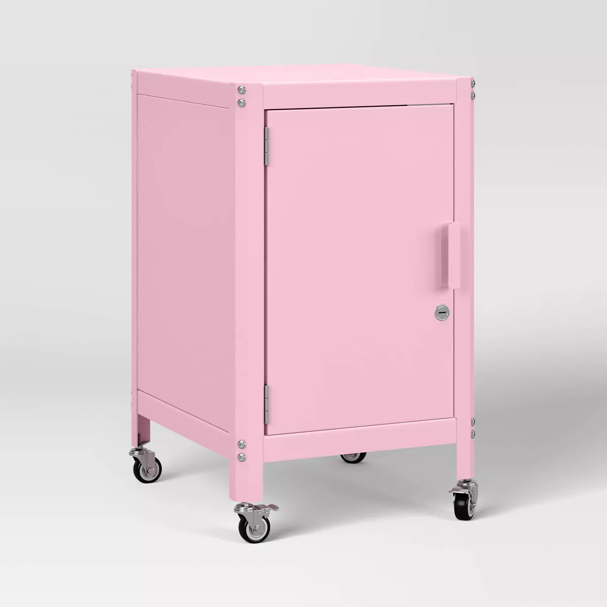 Metal Rolling Locker Dorm Storage Cabinet with Lock- Room Essentials ...