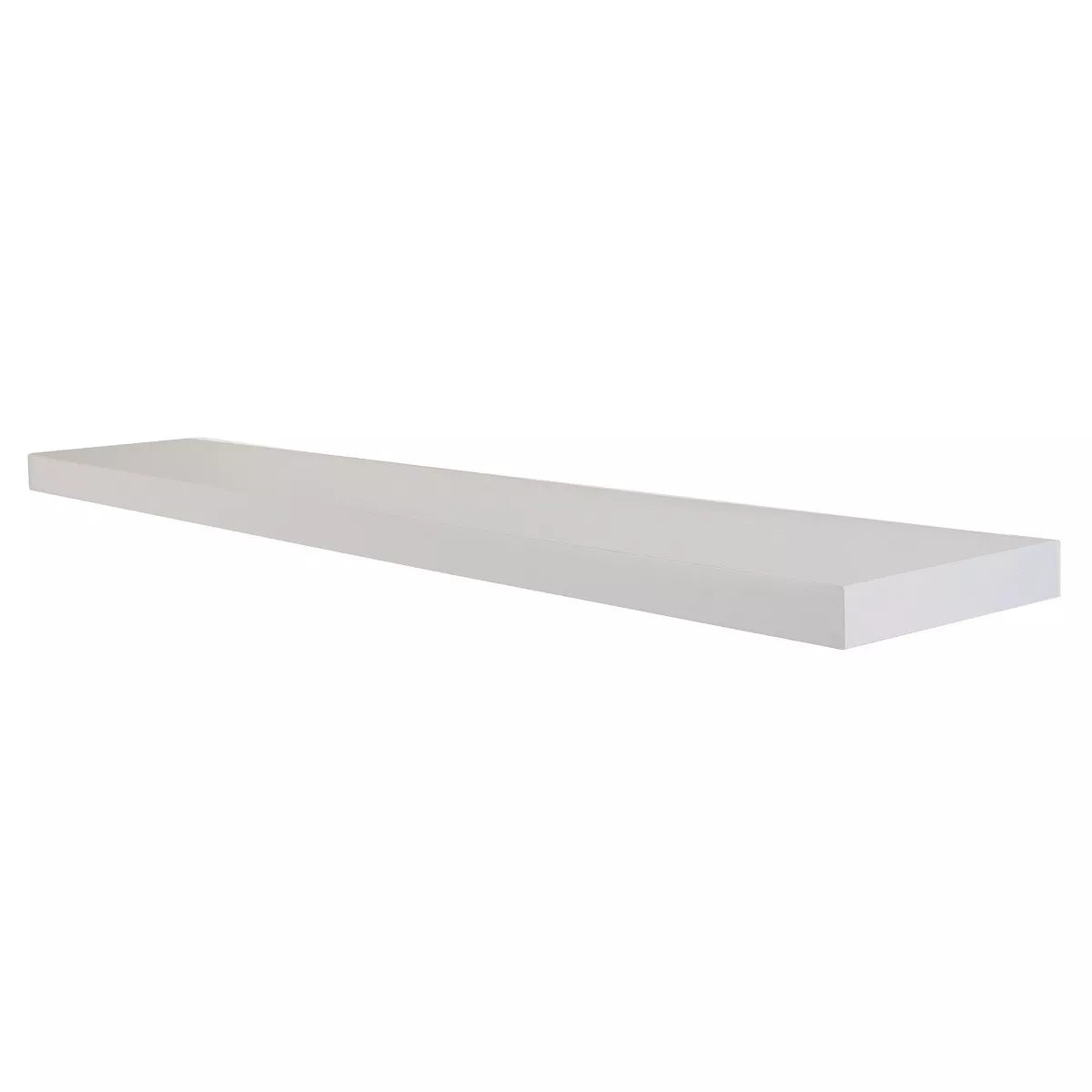 Slim Low Profile Floating Wall Shelf White – Salvage & Co Indy