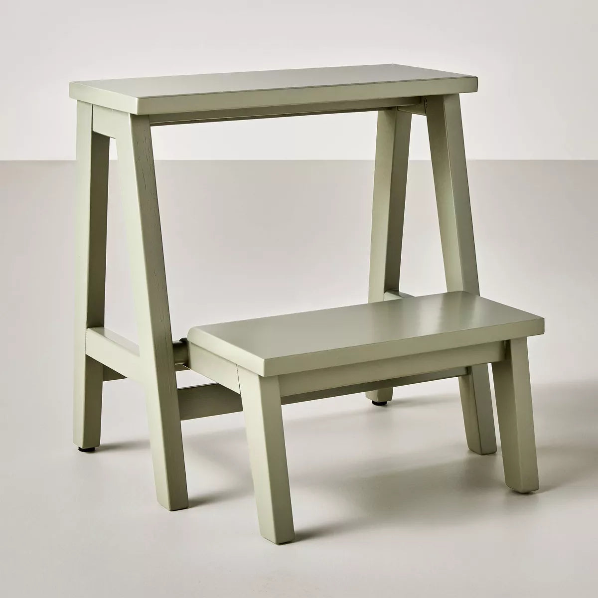 Wood Kitchen Step Stool Sage Green - Hearth & Hand™ with Magnolia SHOW ...