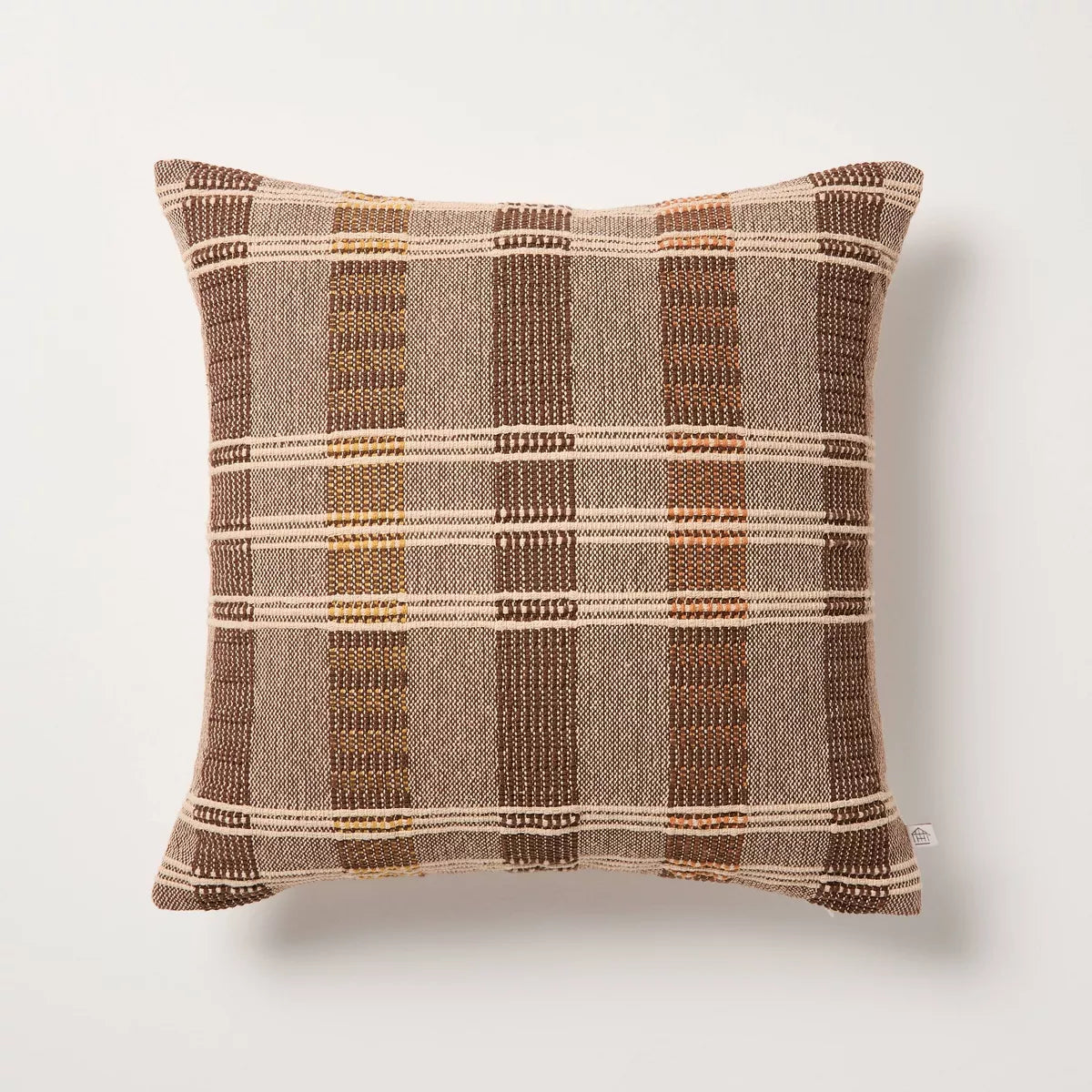 18"x18" Stripe Square Toss Pillow - Hearth & Hand™ with Magnolia - SHO ...