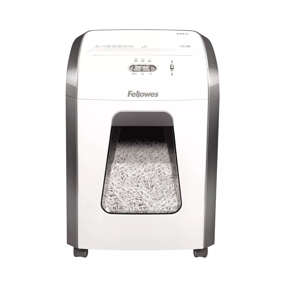 Powershred 12-Sheet Cross-Cut Paper Shredder - White: Safety Switch, S ...