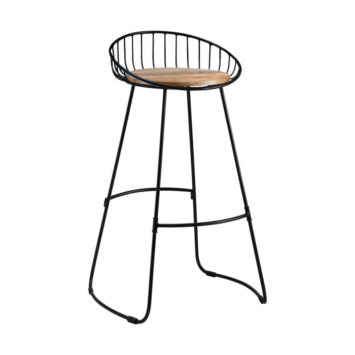 Hanson Solid Wood Bad Stool – Salvage & Co Indy