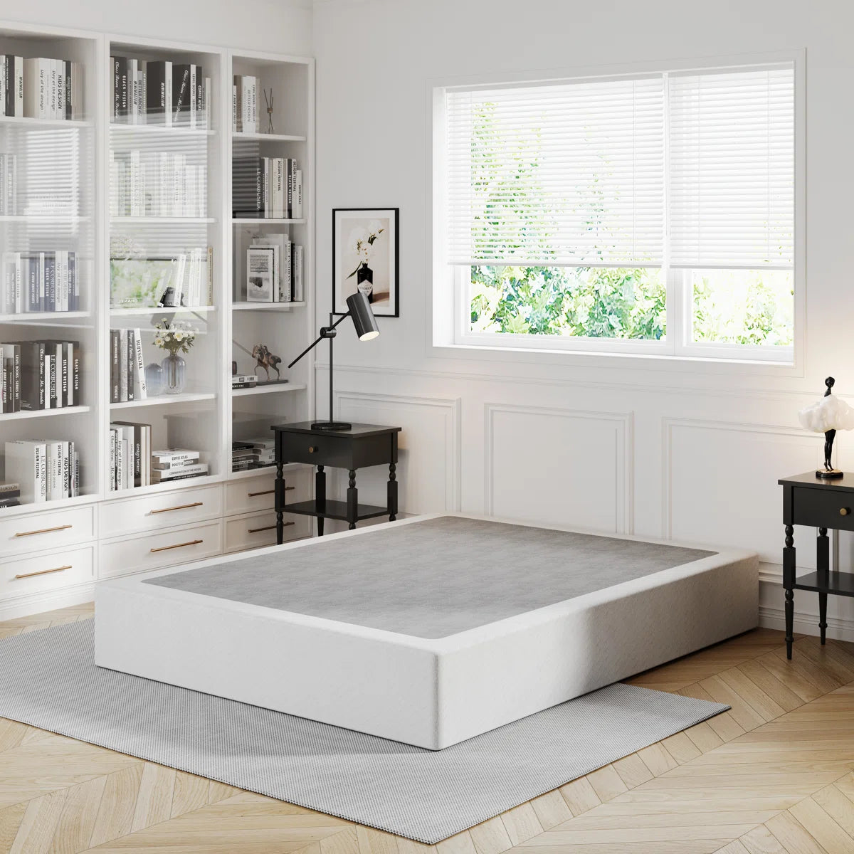 Metal Iron Box Spring, Fabric - Covered – Salvage & Co Indy