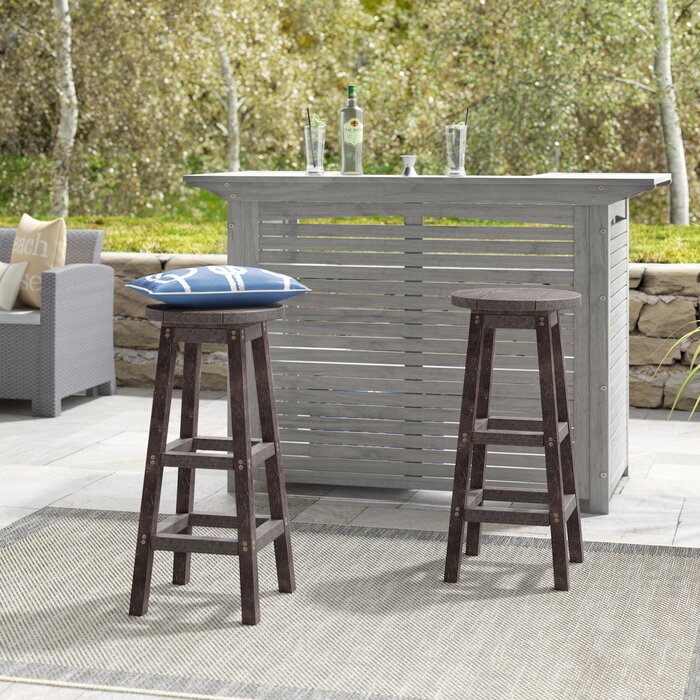 Espresso Knaack Outdoor Bar Stool – Salvage & Co Indy