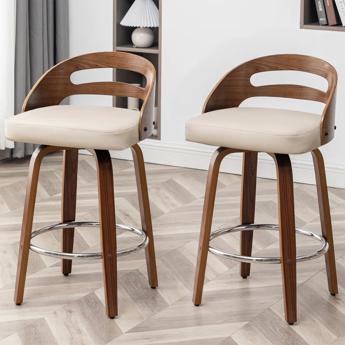 Mahtab Swivel Counter & Bar Stools (Set of 2) – Salvage & Co Indy
