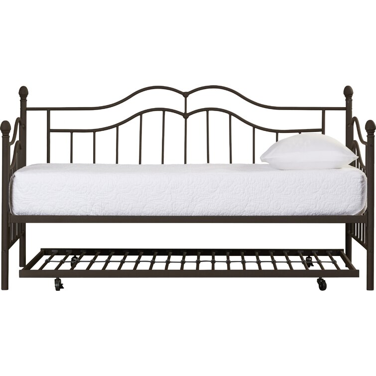 Full Bronze Metal Daybed with Trundle – Salvage & Co Indy