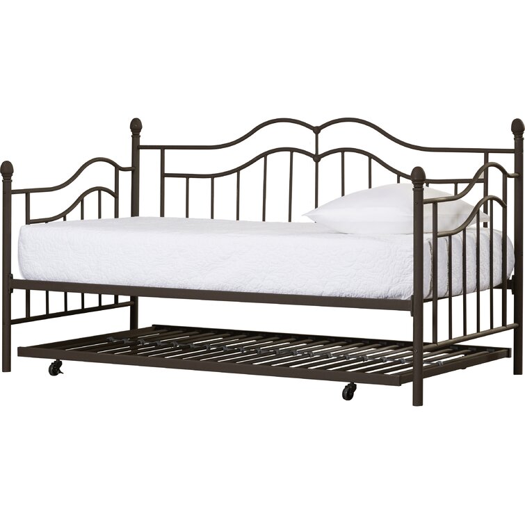 Full Bronze Metal Daybed with Trundle – Salvage & Co Indy