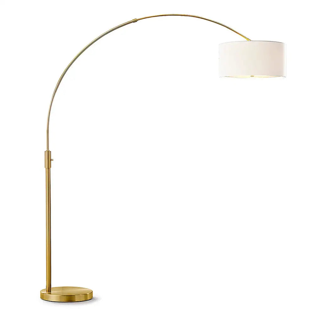 Orbita LED Dimmable Retractable Arch Floor Lamp, Bulb included, Antiqu ...