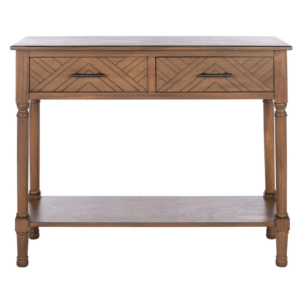 Peyton 2-Drawer Console Table - Brown – Salvage & Co Indy