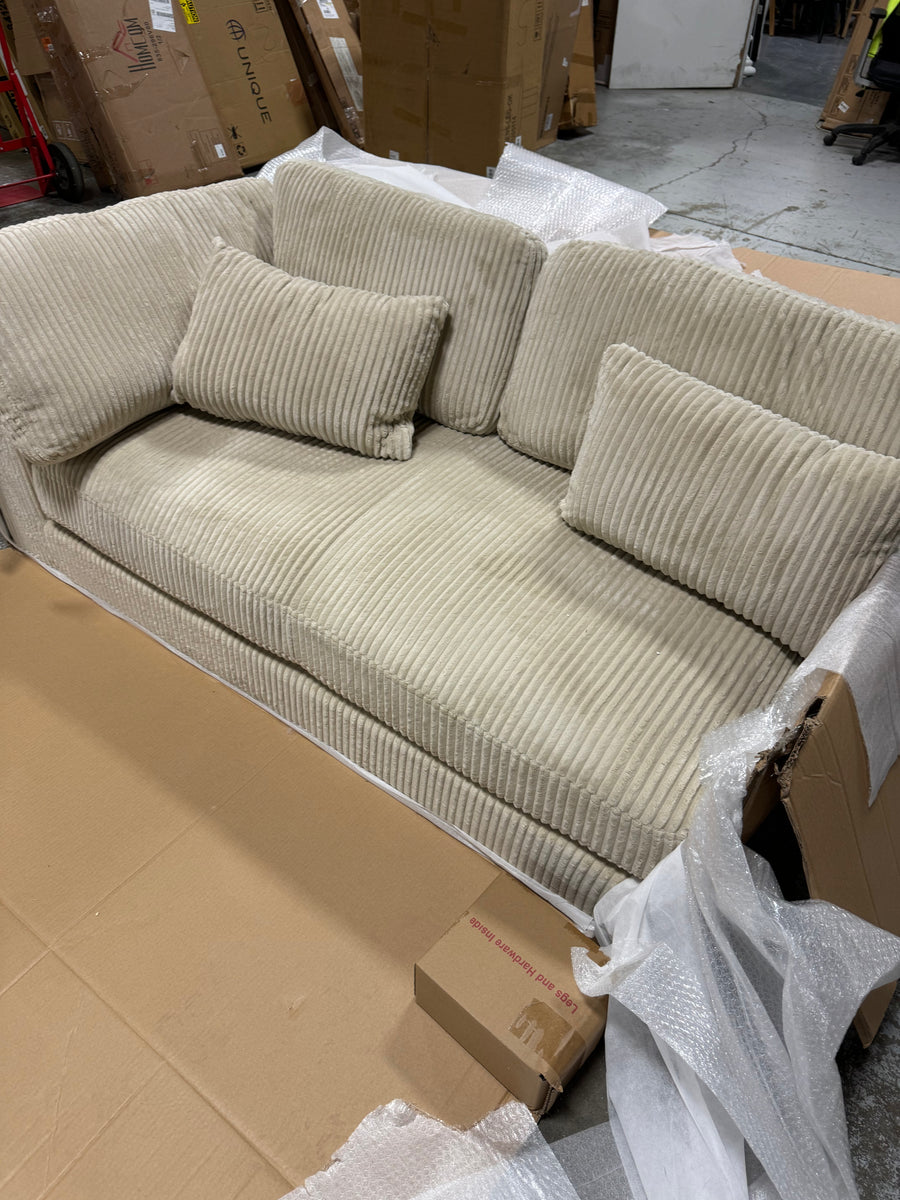 Basilius 1 - Piece Corduroy Partial Sectional – Salvage & Co Indy