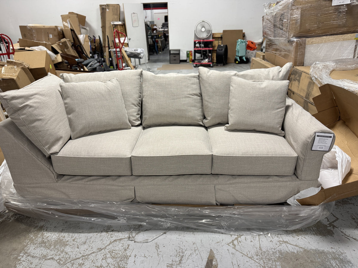 Amari 2 - Piece Slipcovered Partial Sectional – Salvage & Co Indy