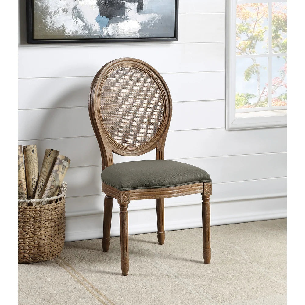 Stella Oval Back Chair - Green – Salvage & Co Indy