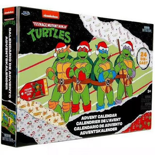 Teenage Mutant Ninja Turtles 2024 Nano Metalfigs Advent Calendar, fina ...