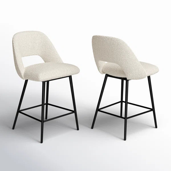 Valdez Boucle Bar & Counter Stool (Set of 2) – Salvage & Co Indy