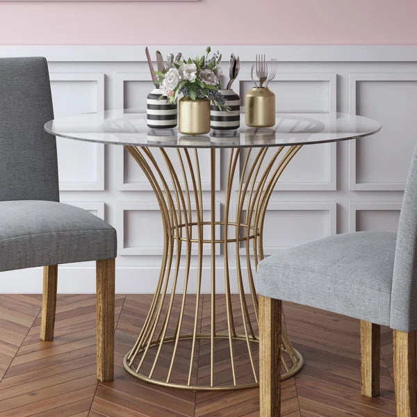 Westwood Round Dining Table Bottom ONLY – Salvage & Co Indy