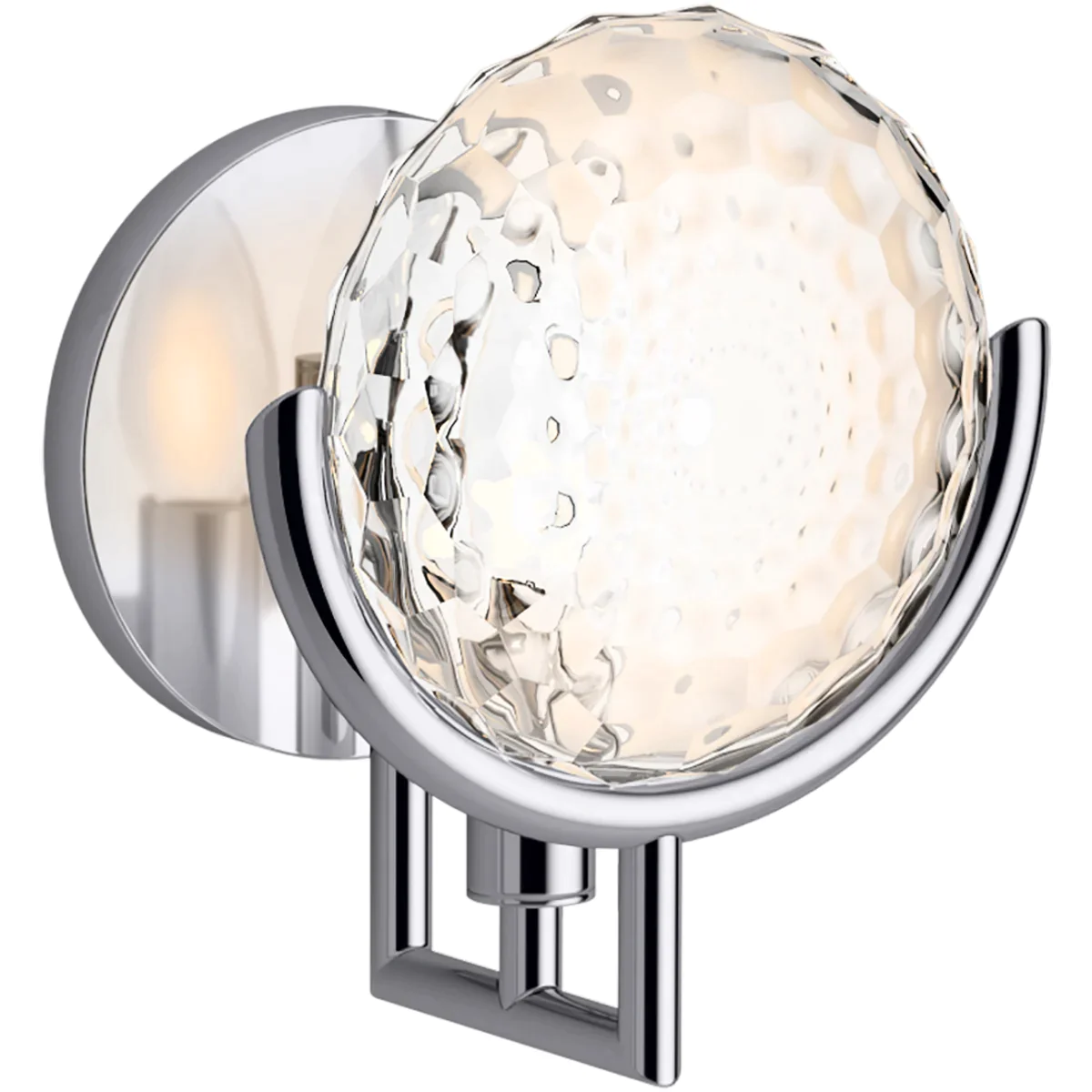 Arendel Briolette Faceted Glass wall sconce – Salvage & Co Indy